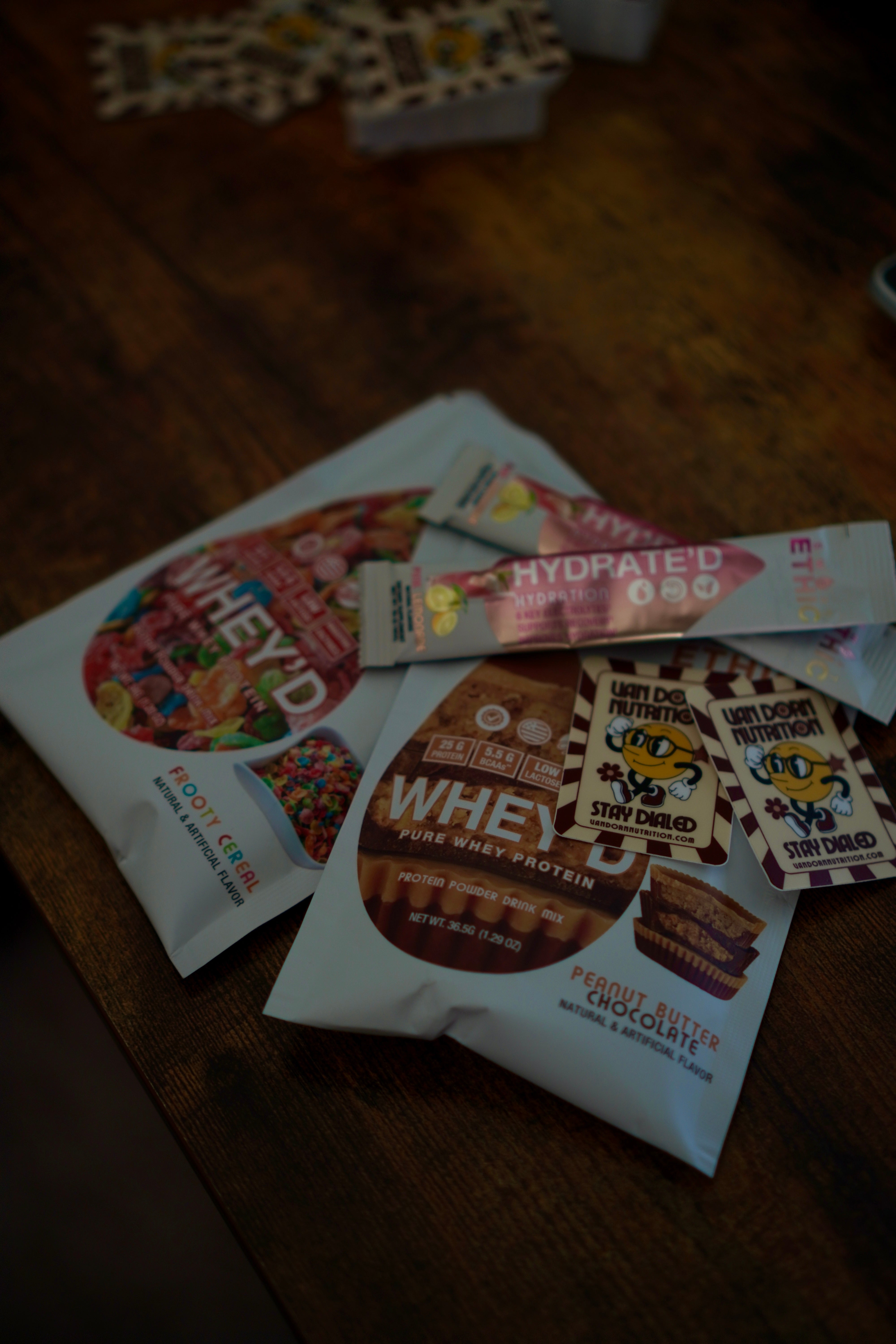 FREE Double WHEY'D/HYDRATE'D/STICKER Pack – Van Dorn Nutrition